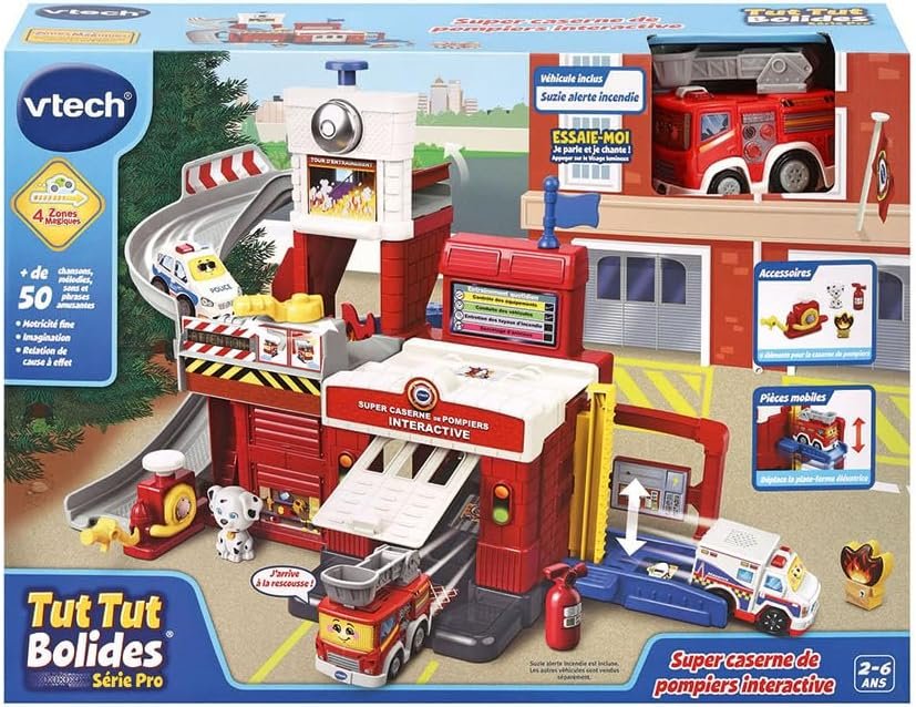 Vtech, Tut Tut Bolides Series Pro, Interaktywna Remiza Strażacka Z ...