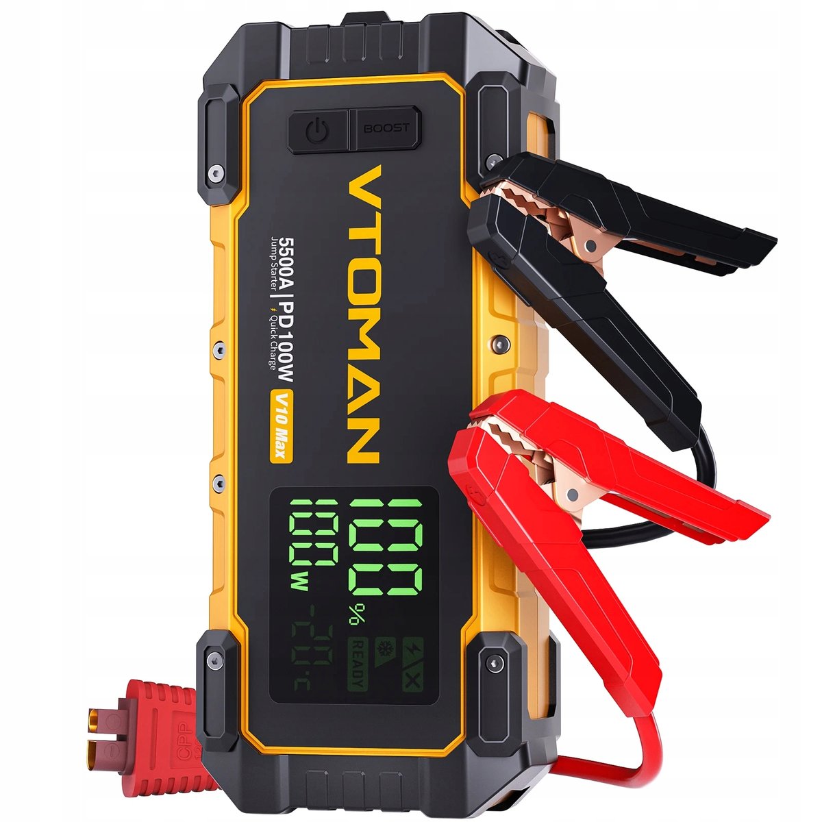 Vtoman V10 Max Jump Starter 5500A 24000Mah Powerbank Pd 100W Booster ...