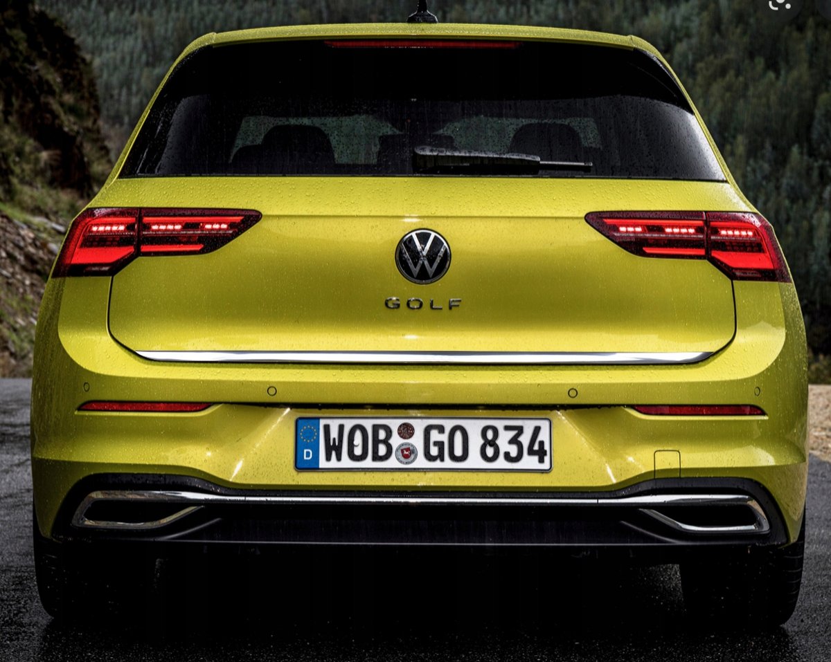 VW Golf VIII, 8 Hatchback - LISTWA CHROM na Klapę - Martig ...