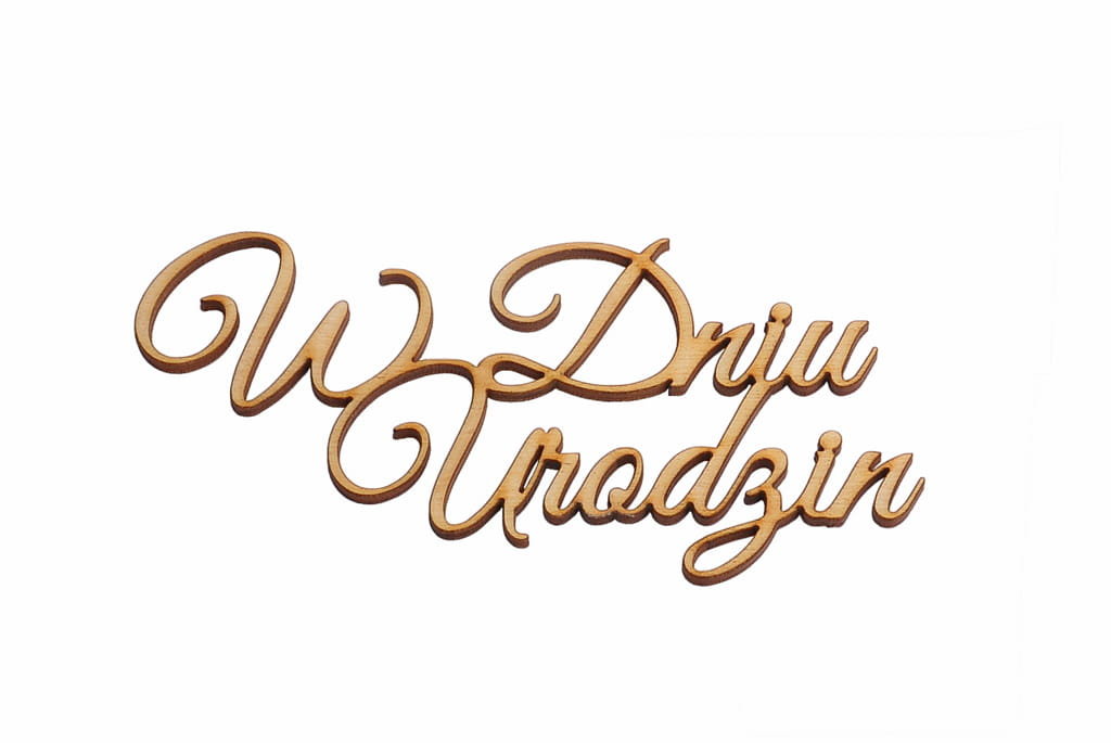 W Dniu Urodzin Napis Do Decoupage Scrapbooking - Zabawki Sensoryczne | Sklep EMPIK.COM