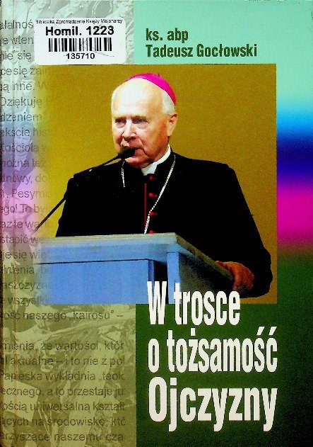 W trosce o tożsamość Ojczyzny - W opisie | Książka w Empik