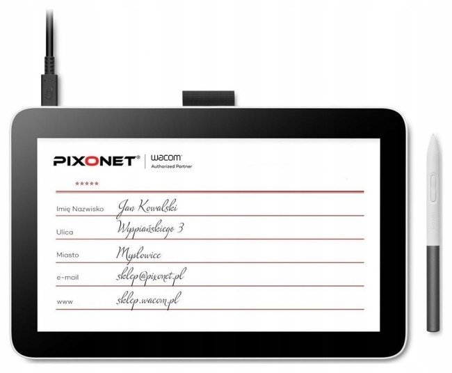 Wacom Signature Display 12 11.6 cala IPS 4096 poziomów nacisku - WACOM | Sklep EMPIK.COM