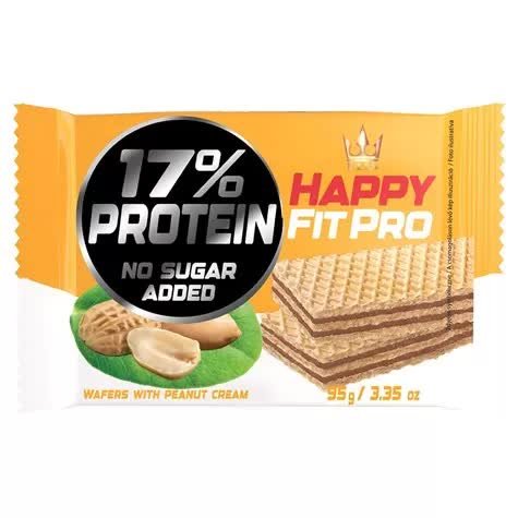 Wafelki Arachidowe bez Dodatku Cukru Happy FIT Pro, 95g - Inna marka | Sklep EMPIK.COM