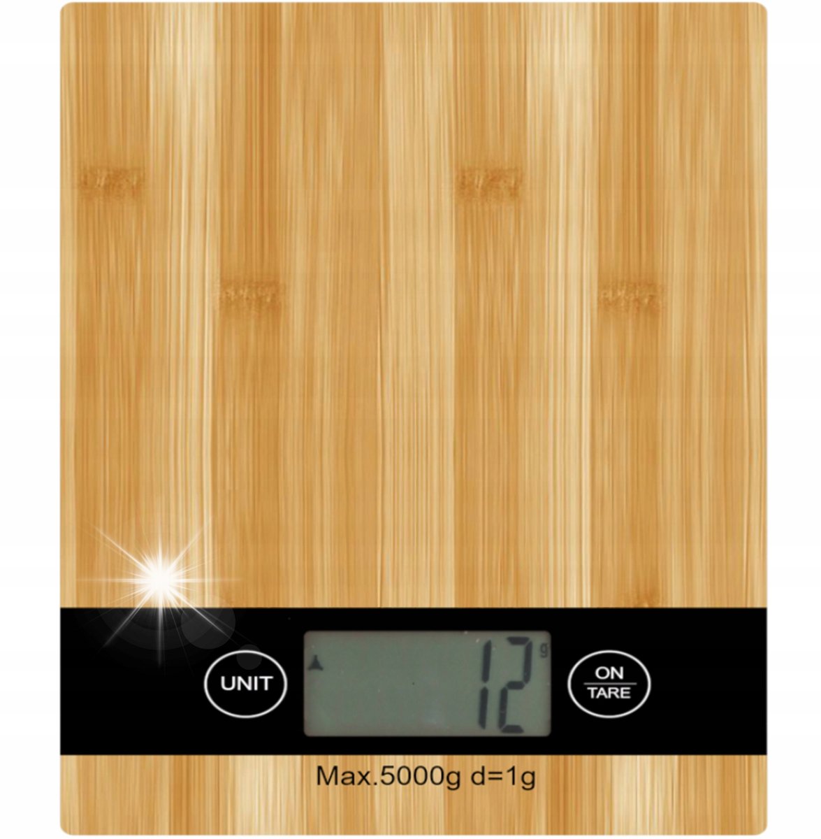 WAGA KUCHENNA BAMBUSOWA ELEKTRONICZNA DOTYK 5kg 1g - Inna marka | AGD ...