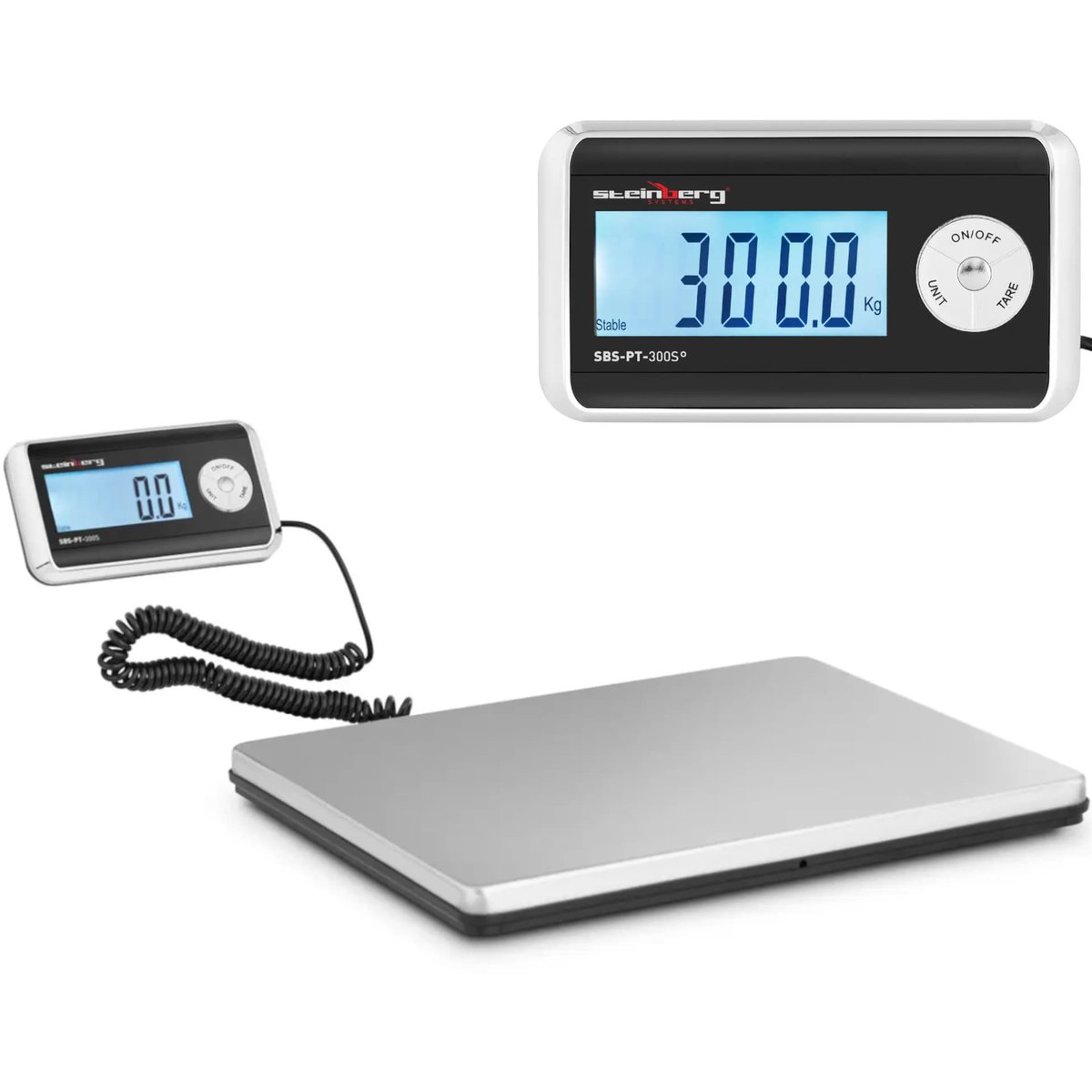 Waga paczkowa pocztowa LCD 31 x 38.5 cm 300 kg / 100 g - Inna marka ...