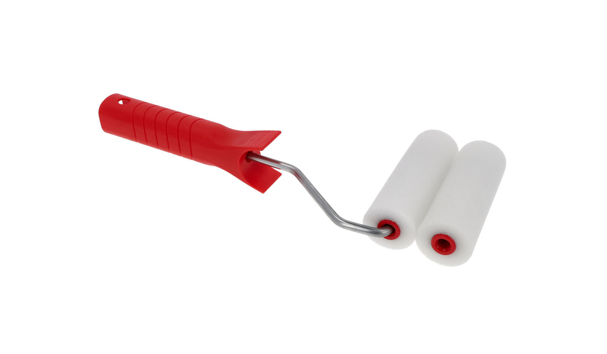 Walek malarski 10cm 2 sztuki Hardy Moltopren z rączką - do metalu i ...