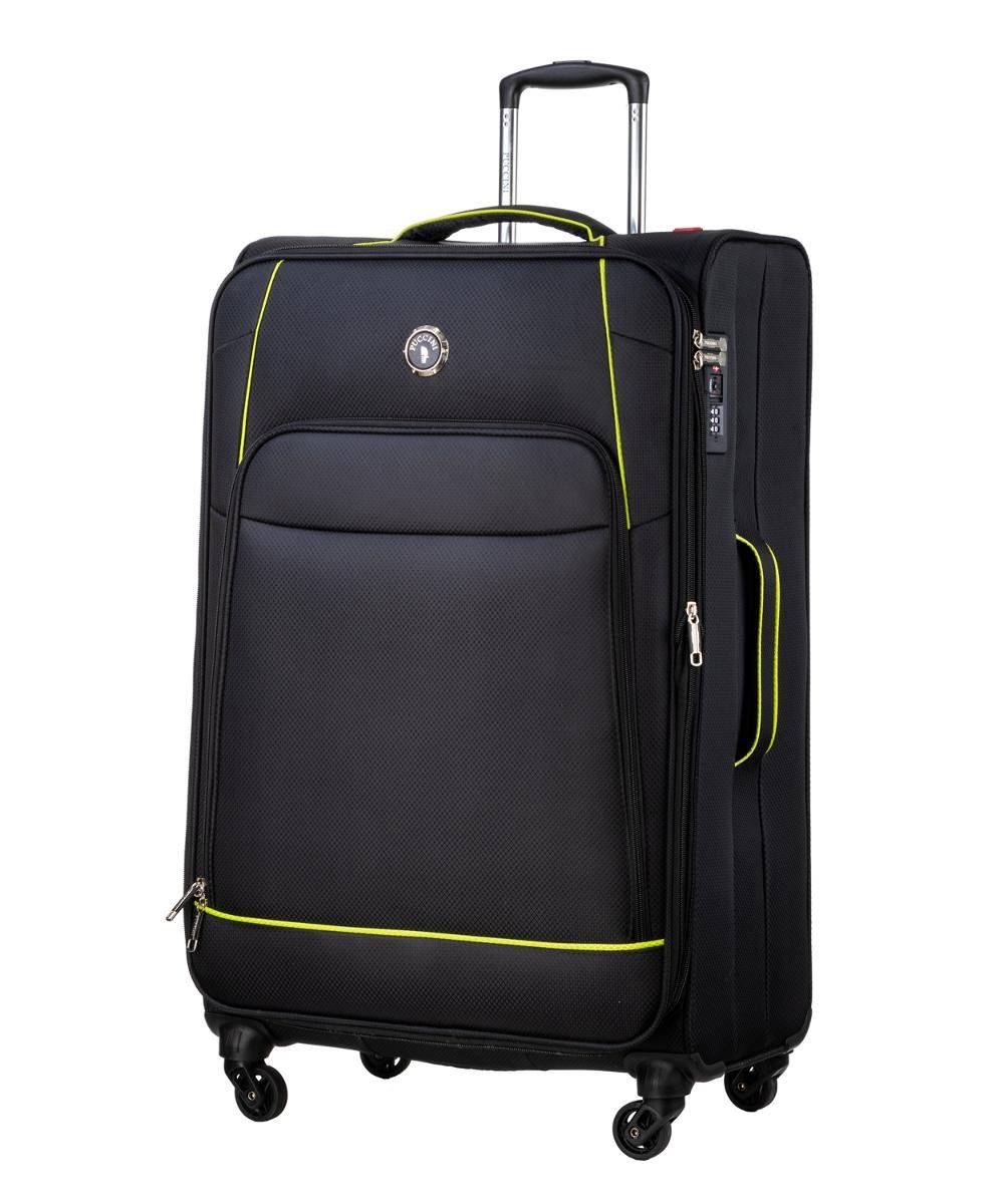 Walizka Duża Podróżna Materiałowa Na Kółkach PUCCINI Czarna EM50450A 1 ...