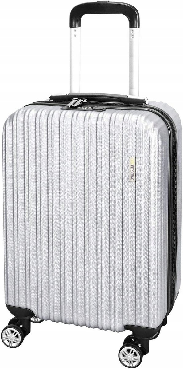 Walizka Twarda Bagaż Kabinowy Abs 35L 4 Kołą Rączka Don Peregrino Srebrna - inna (Inny) | Moda ...