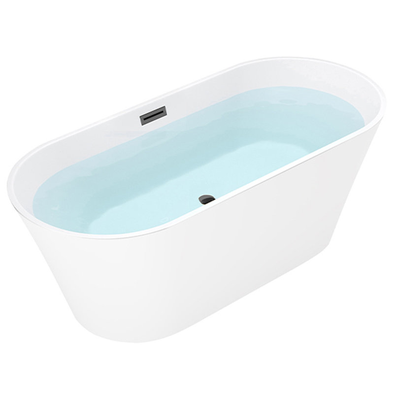 Wanna Wolnostojąca Lizbona 502B Biała Przelew Czarny 160X75 Cm Hydrosan - Hydrosan | Sklep EMPIK.COM