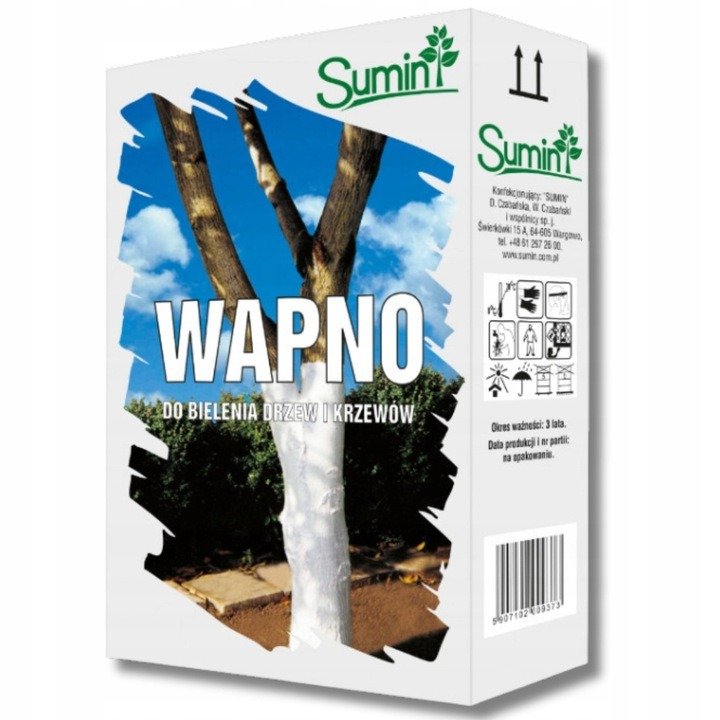 Wapno do bielenia drzew i krzewów oraz odkwaszania podłoża Sumin 0,8 kg - SUMIN | Sklep EMPIK.COM