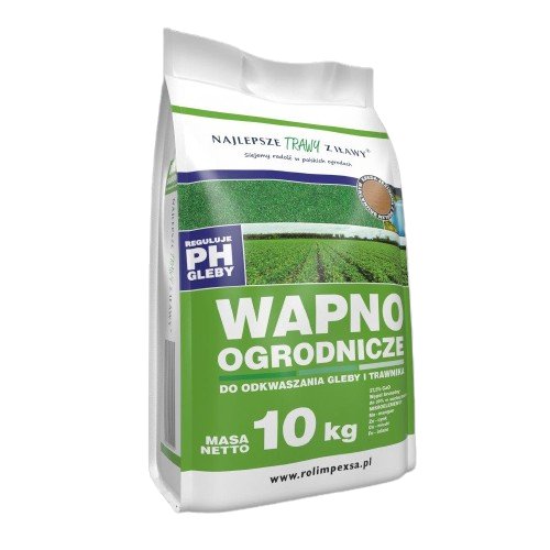 Wapno do odkwaszania gleby i trawnika 10kg worek - Trawy z Iławy ...