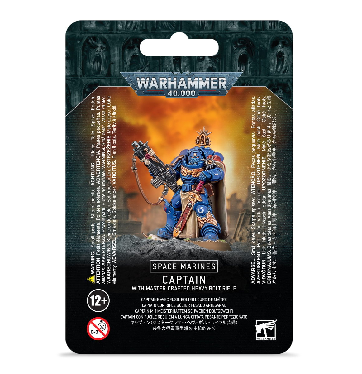 Warhammer 40K: Space Marines Captain With Master-Crafted Bolt Rifle ...