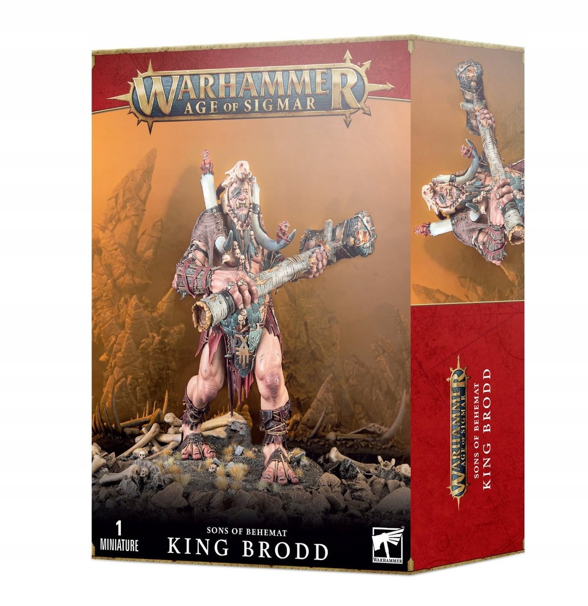 Warhammer Age of Sigmar SONS OF BEHEMAT: KING BRODD Games Workshop, gra ...