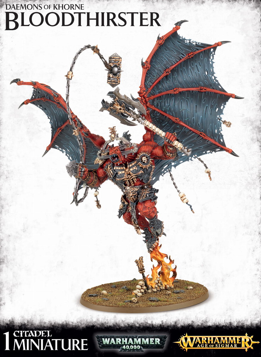 Warhammer Aos - Daemons Of Khorne Bloodthirster - Games Workshop ...