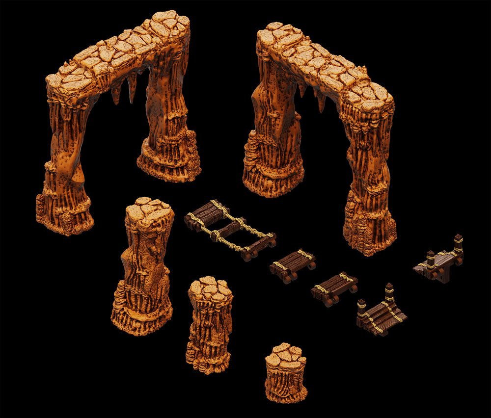 WarLock Tiles Accessory: Dripstone Bridges - Inna marka | Sklep EMPIK.COM