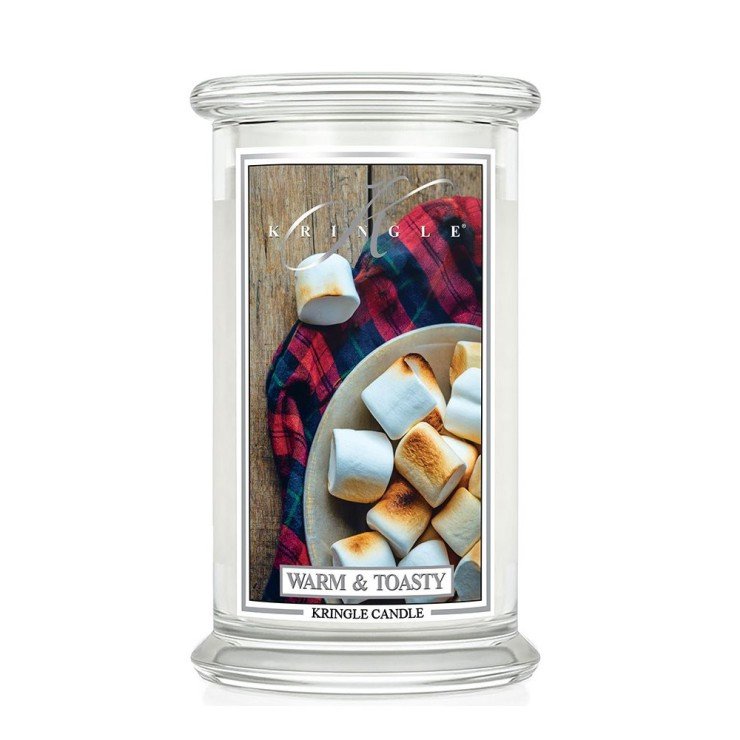 Warm & Toasty - Kringle Candle - duża świeca z dwoma knotami (624g ...