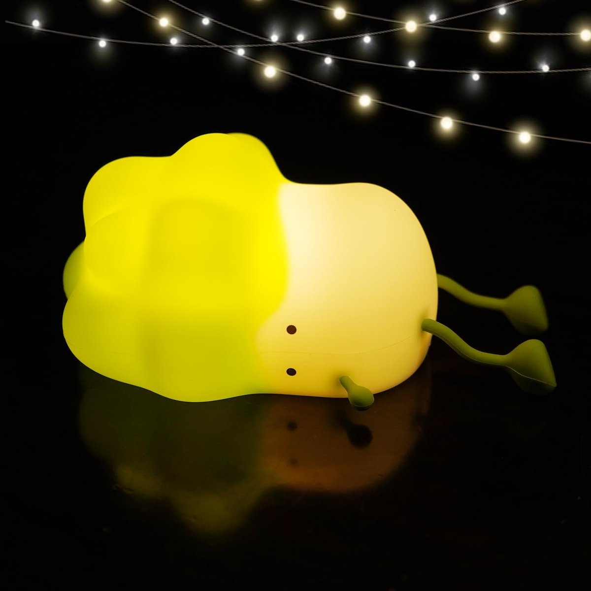 Warm White Touch Sensor Kids Night Light Rechargeable Battery Dimmable ...