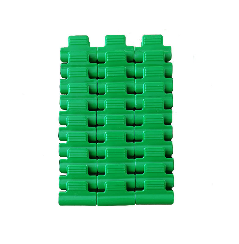 Warmhouse zaciska rzędy folii z klipsem do tunelu siatkowego 11 mm 30 ...