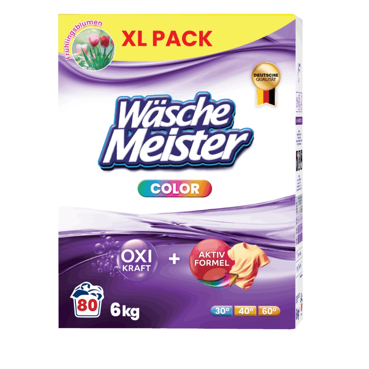 Wasche Meister Proszek Do Prania Koloru Z Aktywną Formułą 80Pr 6,0Kg ...