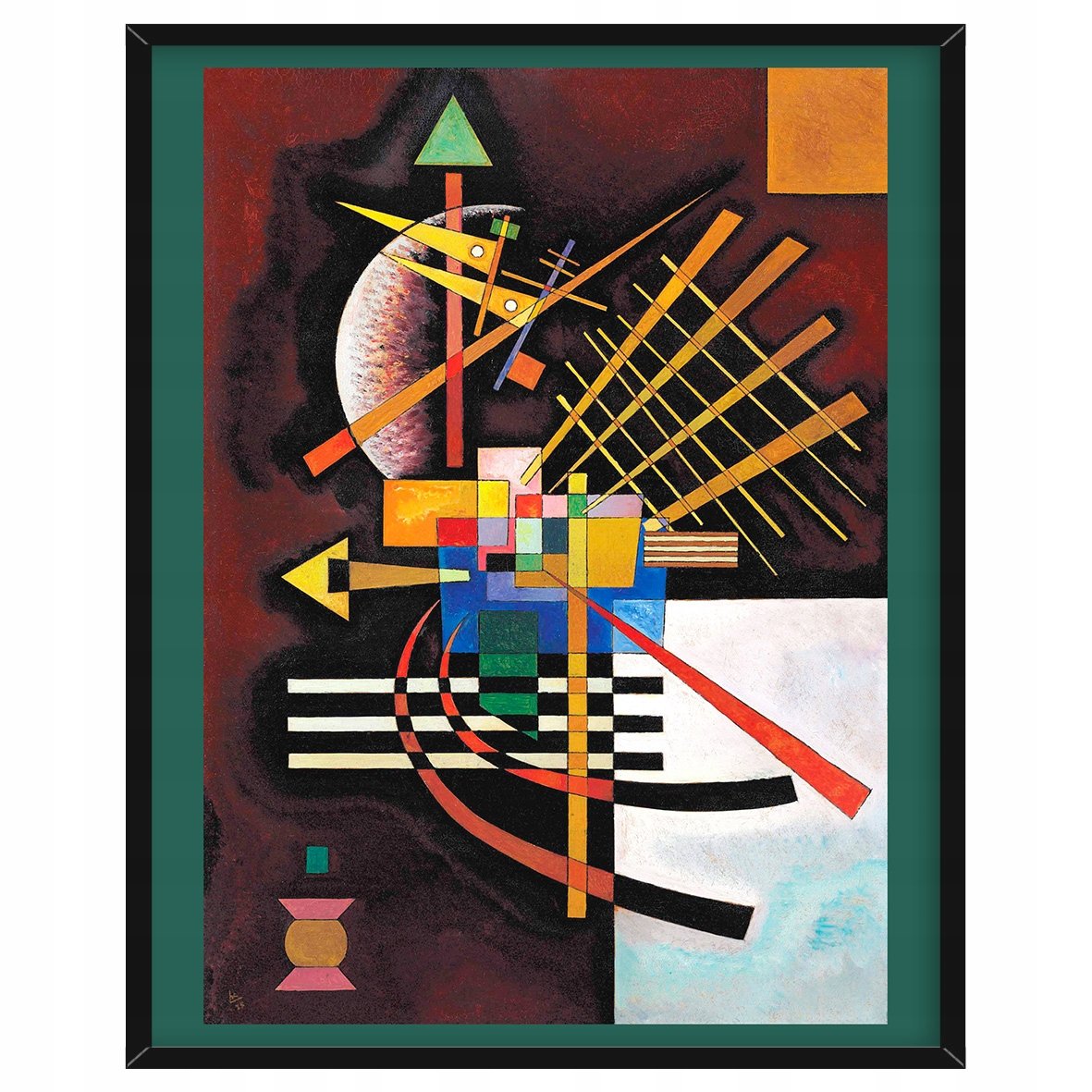 Wassily Kandinsky Oben und links abstrakcja OBRAZ 50x40 - Inna marka ...