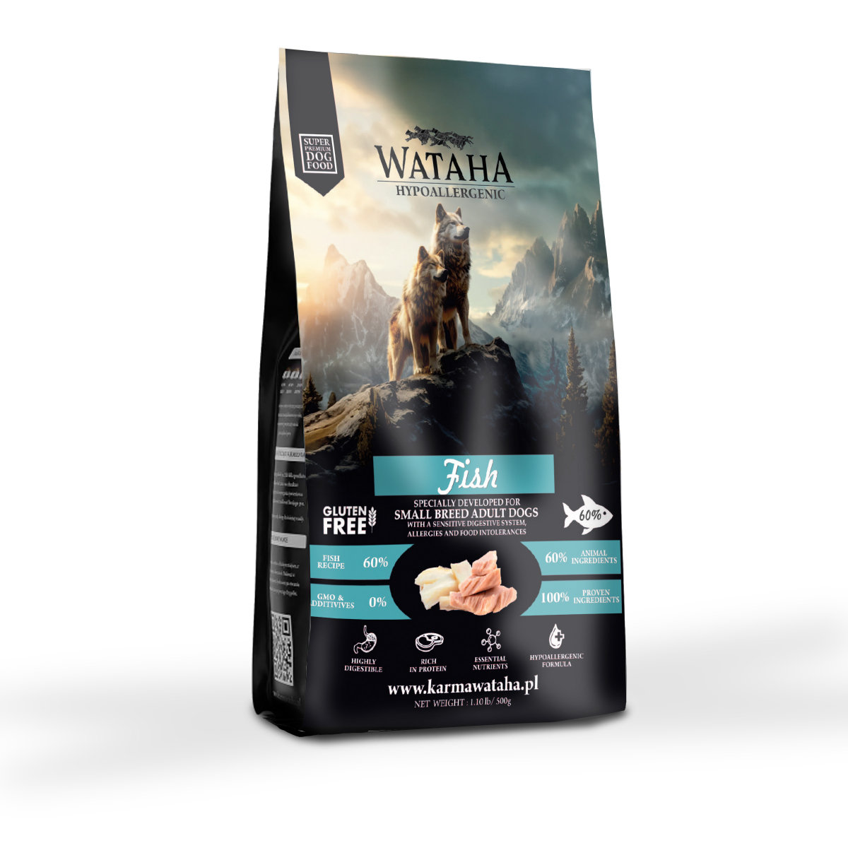 Wataha Hypoallergenic Karma Sucha Dorosły Małe Rasy Ryba Z Ryżem 6 Kg ...