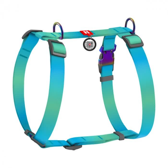 WAUDOG Szelki Nylon Guard z QR Niebieski 60-100cm - Collar | Sklep EMPIK.COM