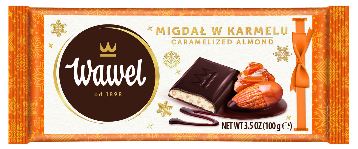 Wawel, Czekolada nadziewana - Migdał w karmelu 100g - Wawel | Sklep ...
