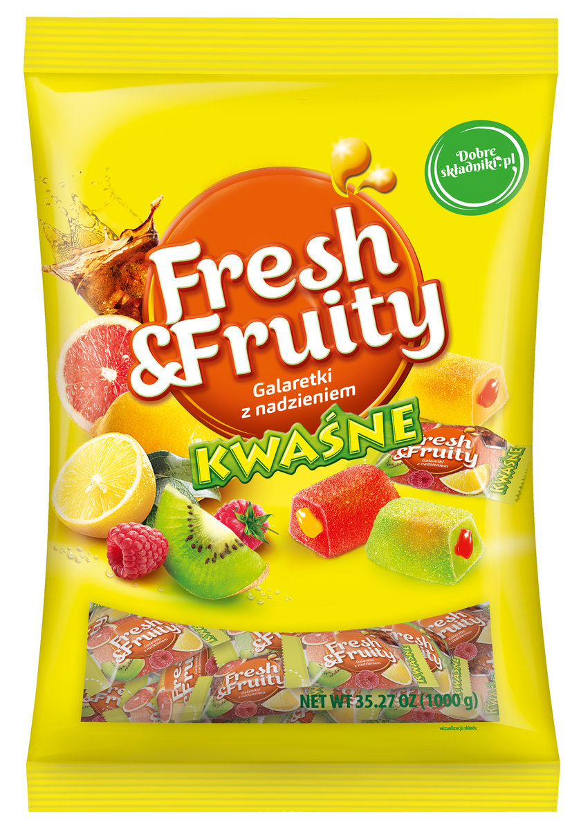 Wawel galaretki Fresh & Fruity Kwaśne 1kg - Inny producent | Sklep EMPIK.COM