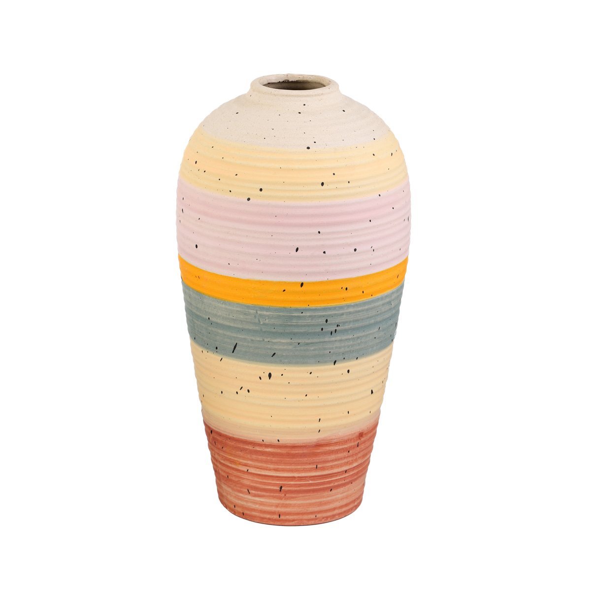Wazon Maasai Ceramiczny W Kolorowe Pasy 14X14X26 Cm Homla - Homla ...