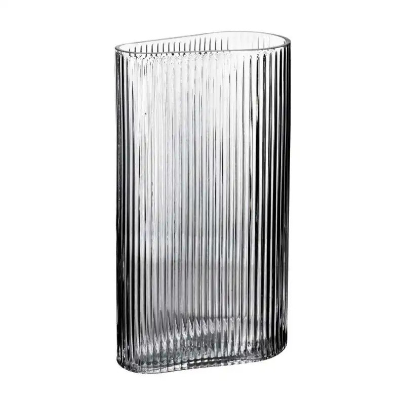 WAZON SERENITE SZKLANY RYFLOWANY 28 CM - Inna marka | Sklep EMPIK.COM