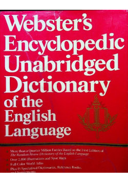 Webster's Encyclopedic Unabridged Dictionary of the English Language ...