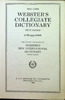 Websters collegiate dictionary - W opisie | Książka w Empik