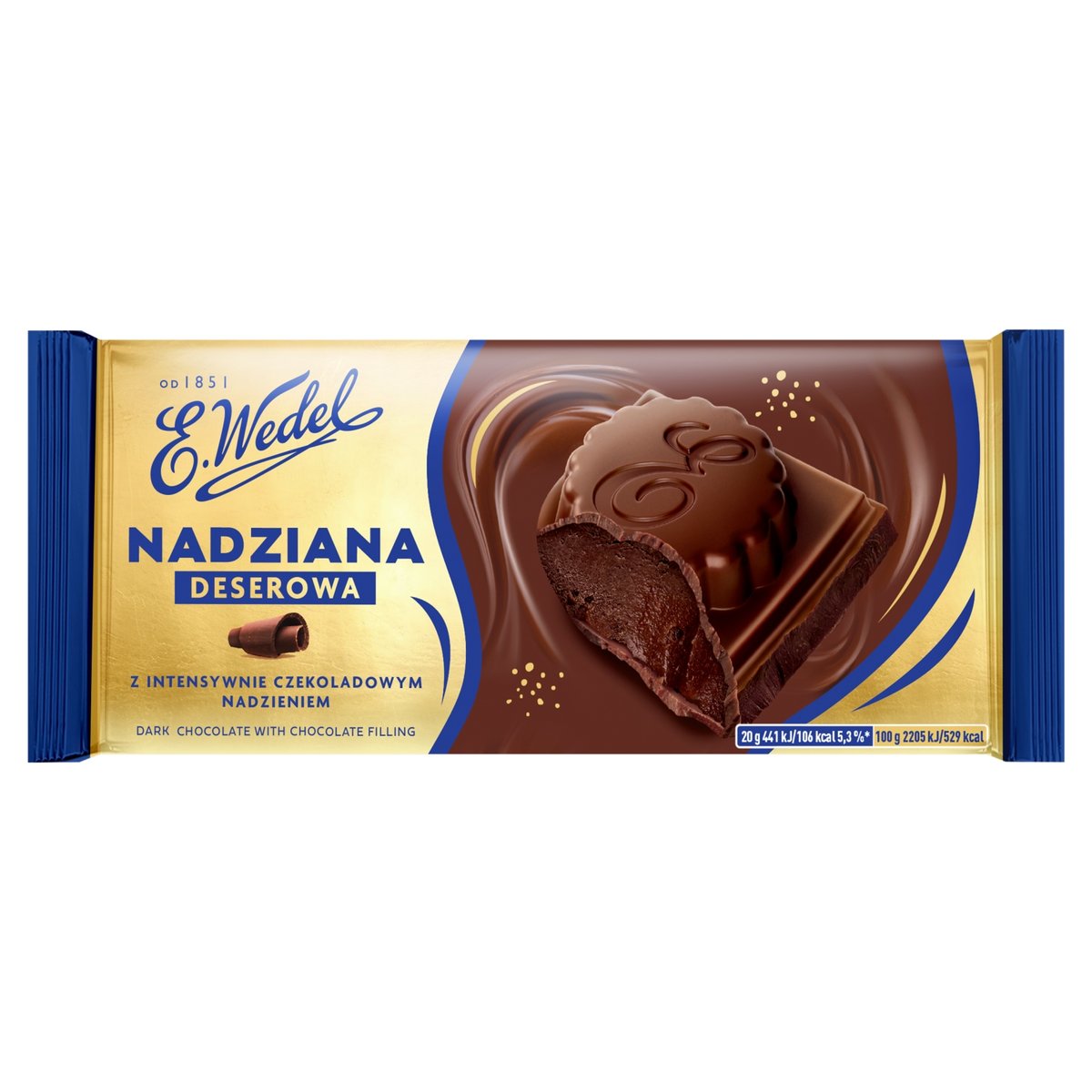 WEDEL Czekolada Nadziewana Deserowa 100g - Inna marka | Sklep EMPIK.COM