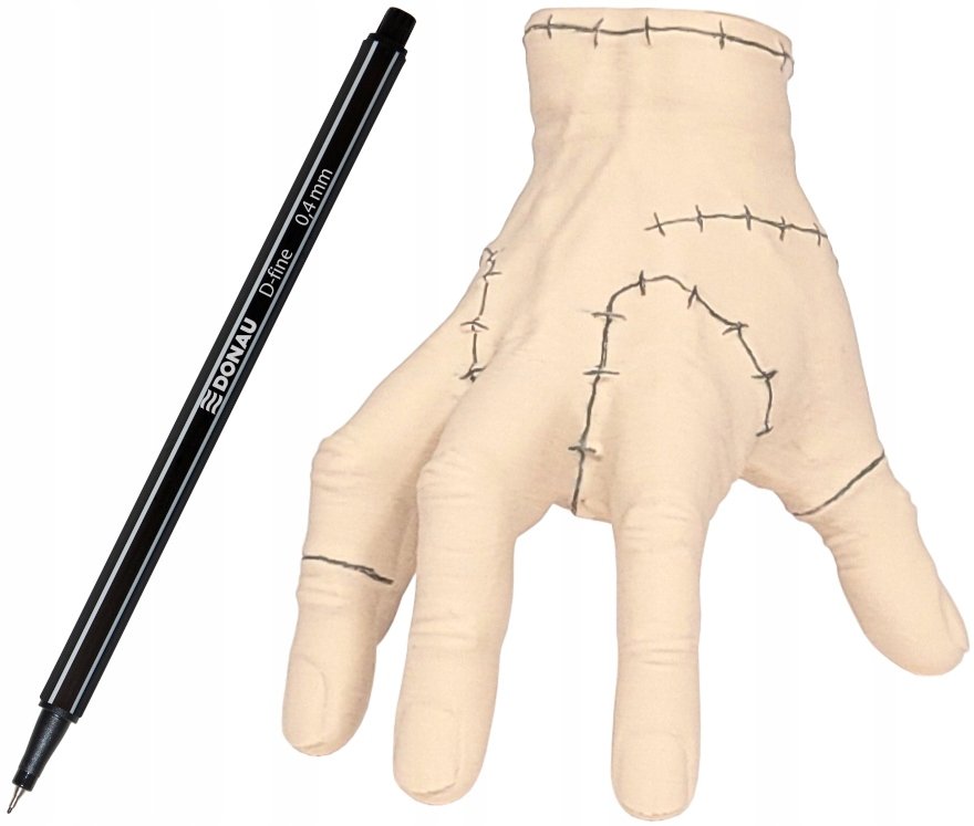 Wednesday Serial Figurka Rączka Thing Skóra 6Cm + Cienkopis - Inna ...