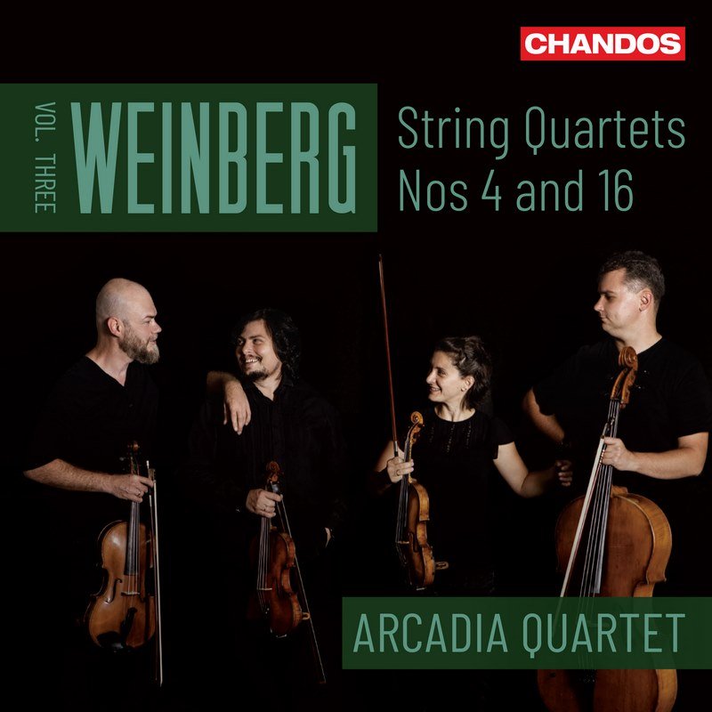 Weinberg: String Quartets 4 and 16 - Arcadia Quartet | Muzyka Sklep ...