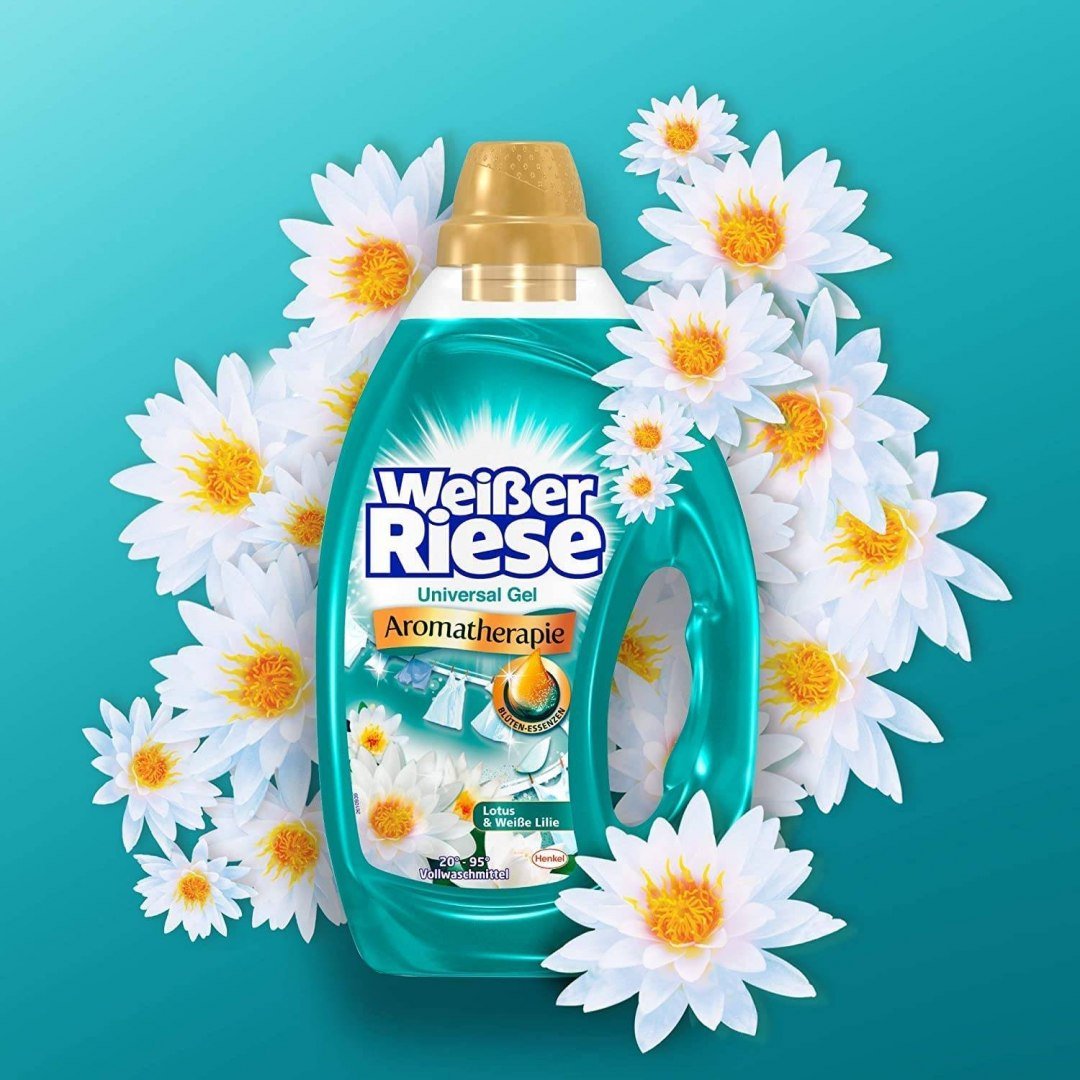 Weiser Riese Aromatherapie Lotus & Mandelöl Żel do Prania 80 prań ...