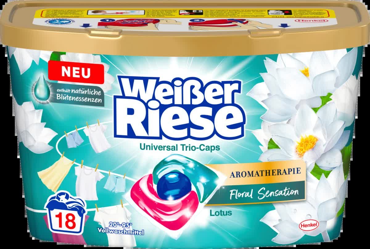 Weiser Riese Universal Trio-Caps Lotus & Mandelöl 18 szt.DE - Inny ...