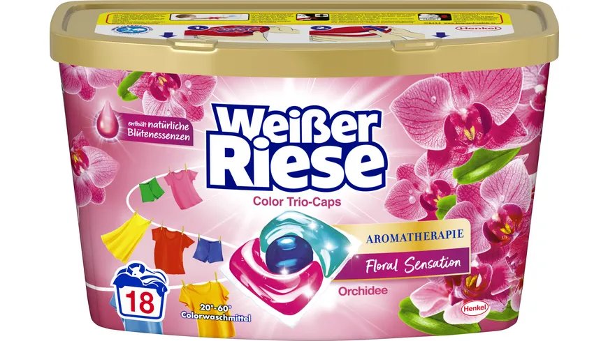Weisser Riese COLOR ORCHIDEE kapsułki do prania 18 szt. DE - Weisser ...