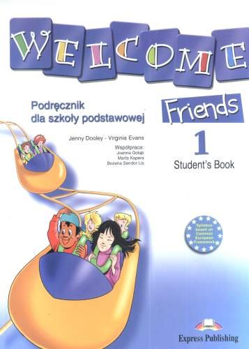 Welcome Friends 1. Student's Book + CD - Evans Virginia | Książka w Empik