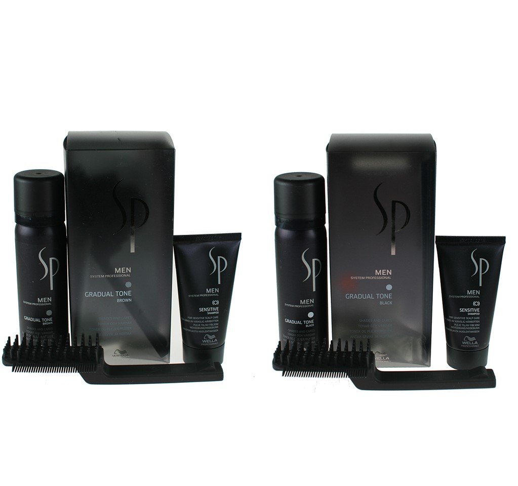 Wella, SP Men Gradual Tone Brown + Black, pianka pigmentująca 60ml ...