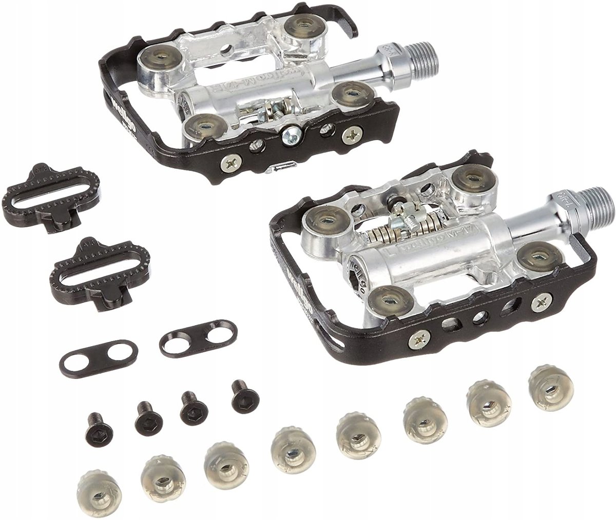 Wellgo WPD-M17C pedały rowerowe platformowe do Shimano SPD wpinane ...
