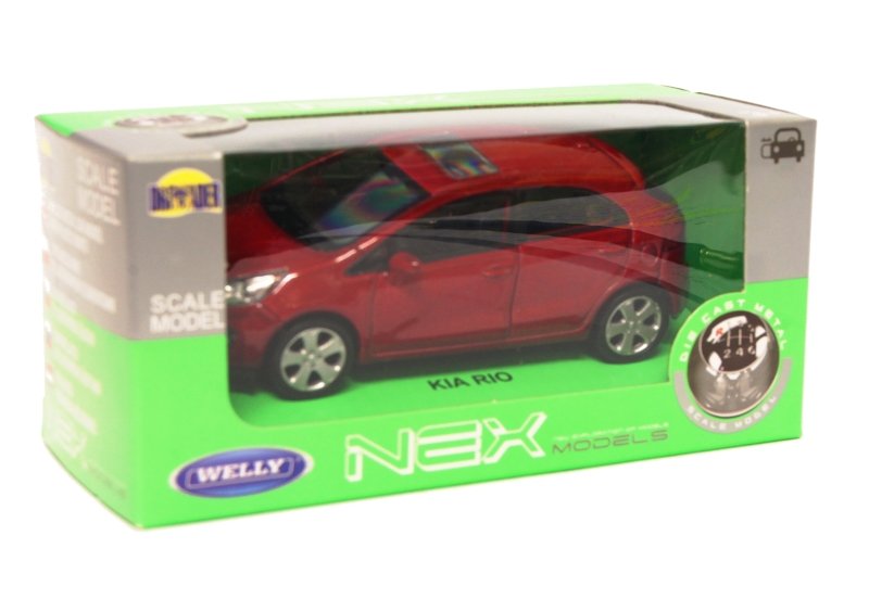 Welly 1:34 Kia Rio - bordowy - Welly | Sklep EMPIK.COM