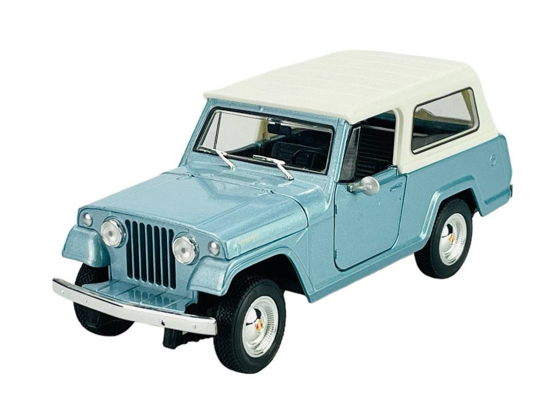 WELLY 1967 JEEPSTER COMMANDO STATION WAGON NIEBIESKI 1:24 24117 - Welly | Sklep EMPIK.COM
