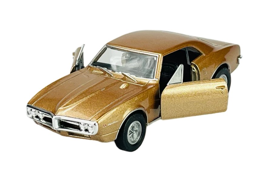 Welly 1967 Pontiac Firebird Złoty 1:34 Samochód Nowy Metalowy Model ...