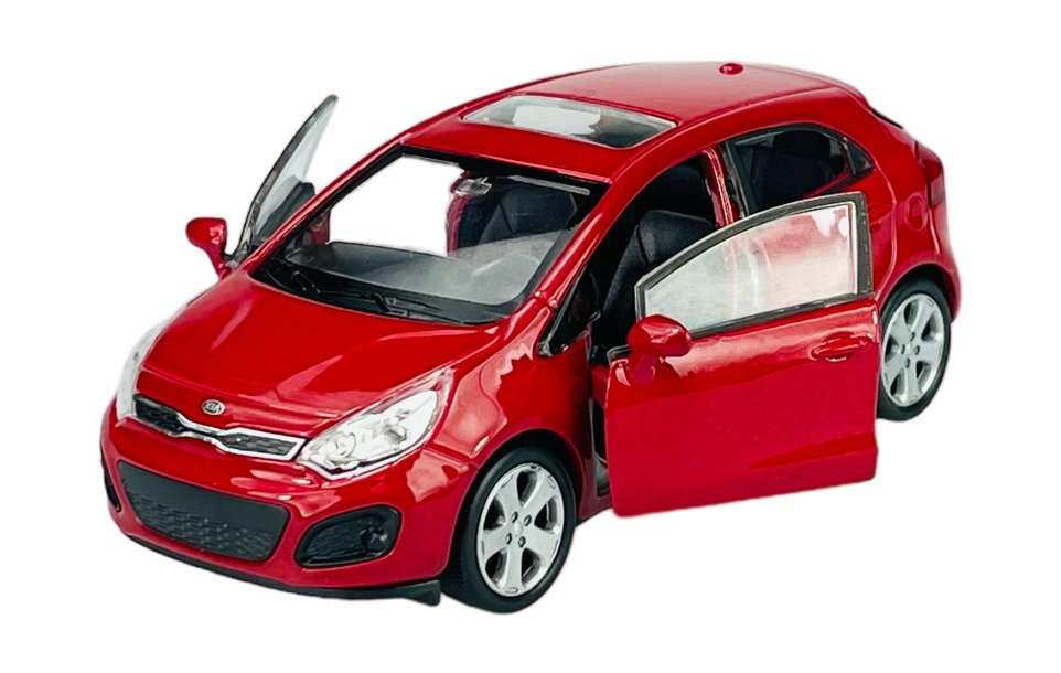 Welly Kia Rio Czerwona 1:34 Samochód Nowy Metalowy Model - Welly | Sklep EMPIK.COM