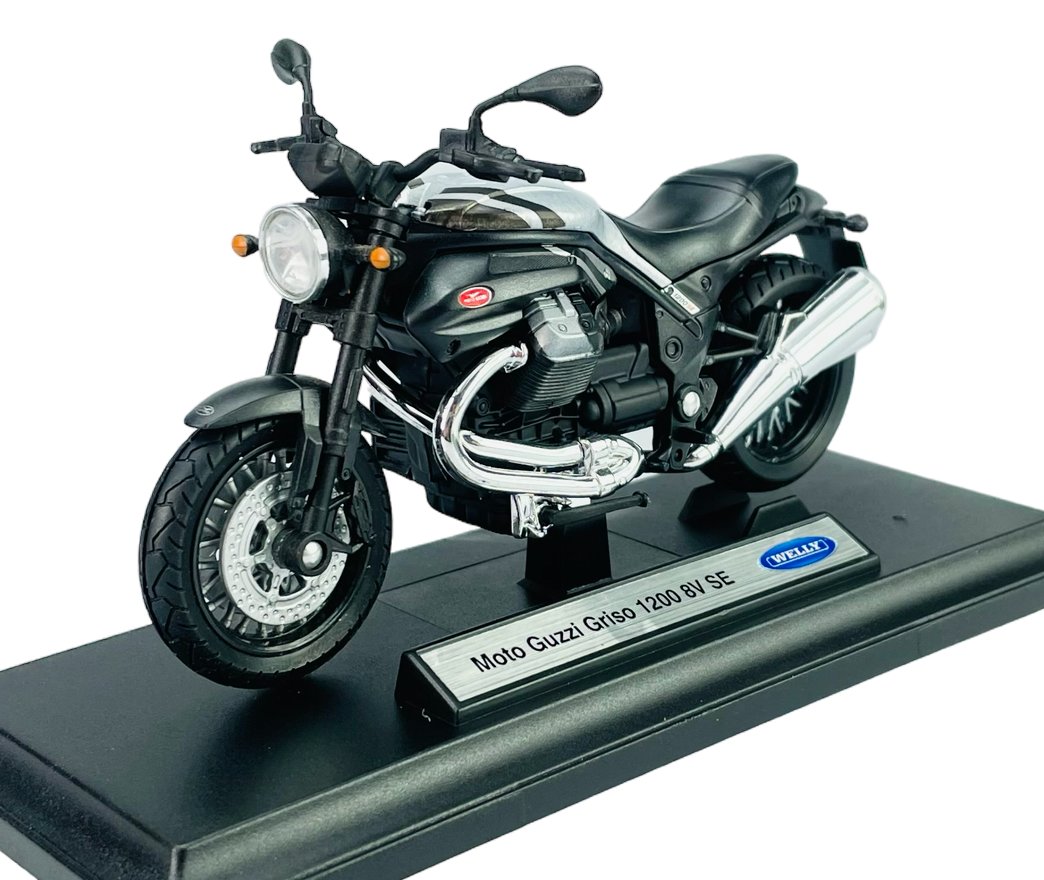 Welly Moto Guzzi Griso 1200 8V Se 1:18 Motocykl Nowy Metalowy Model ...