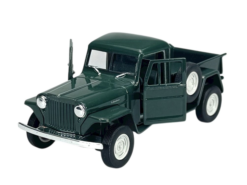 WELLY OLD TIMER 1947 JEEP WILLYS PICKUP ZIELONY 1:34 SAMOCHÓD NOWY ...