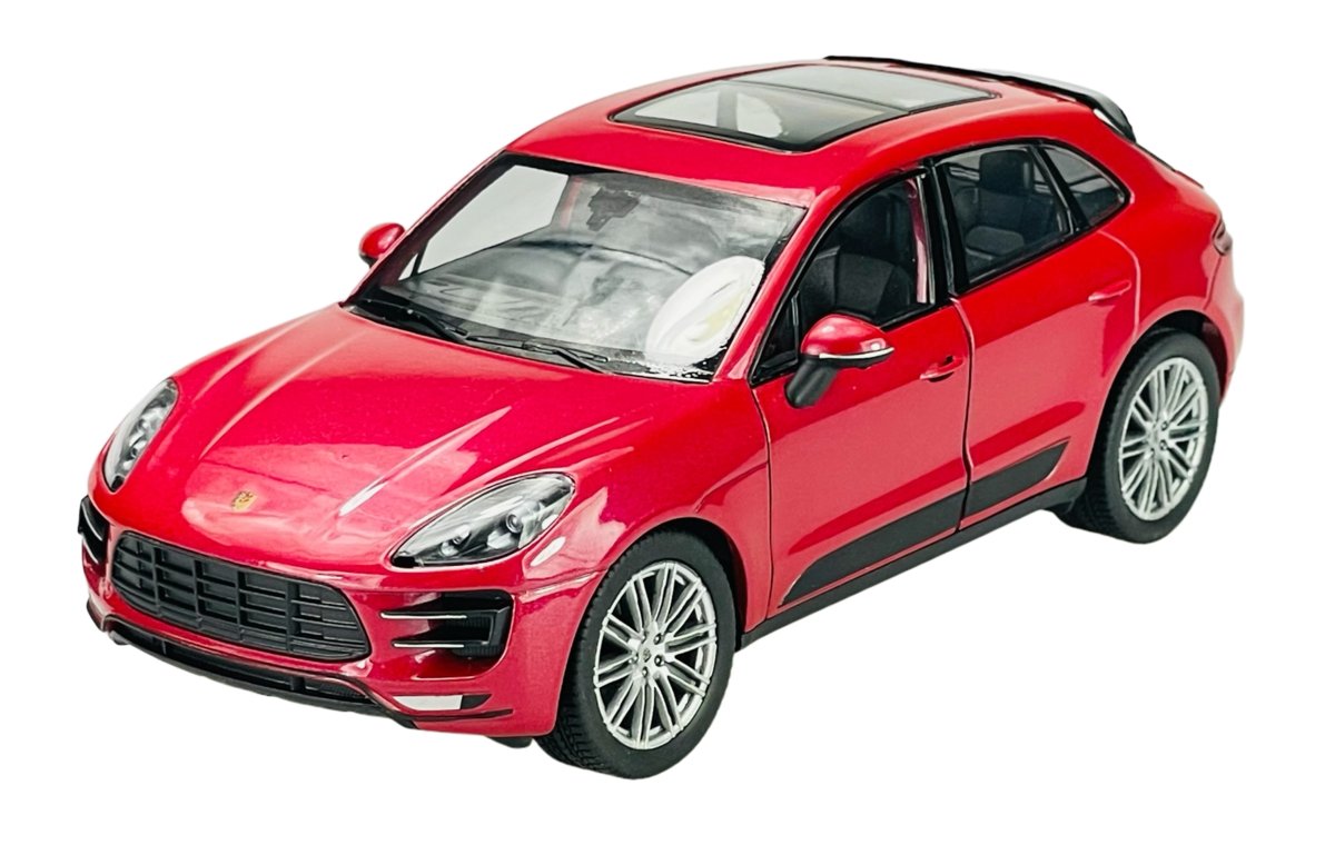 WELLY PORSCHE MACAN TURBO CZERWONY 1:24 24047 - Welly | Sklep EMPIK.COM