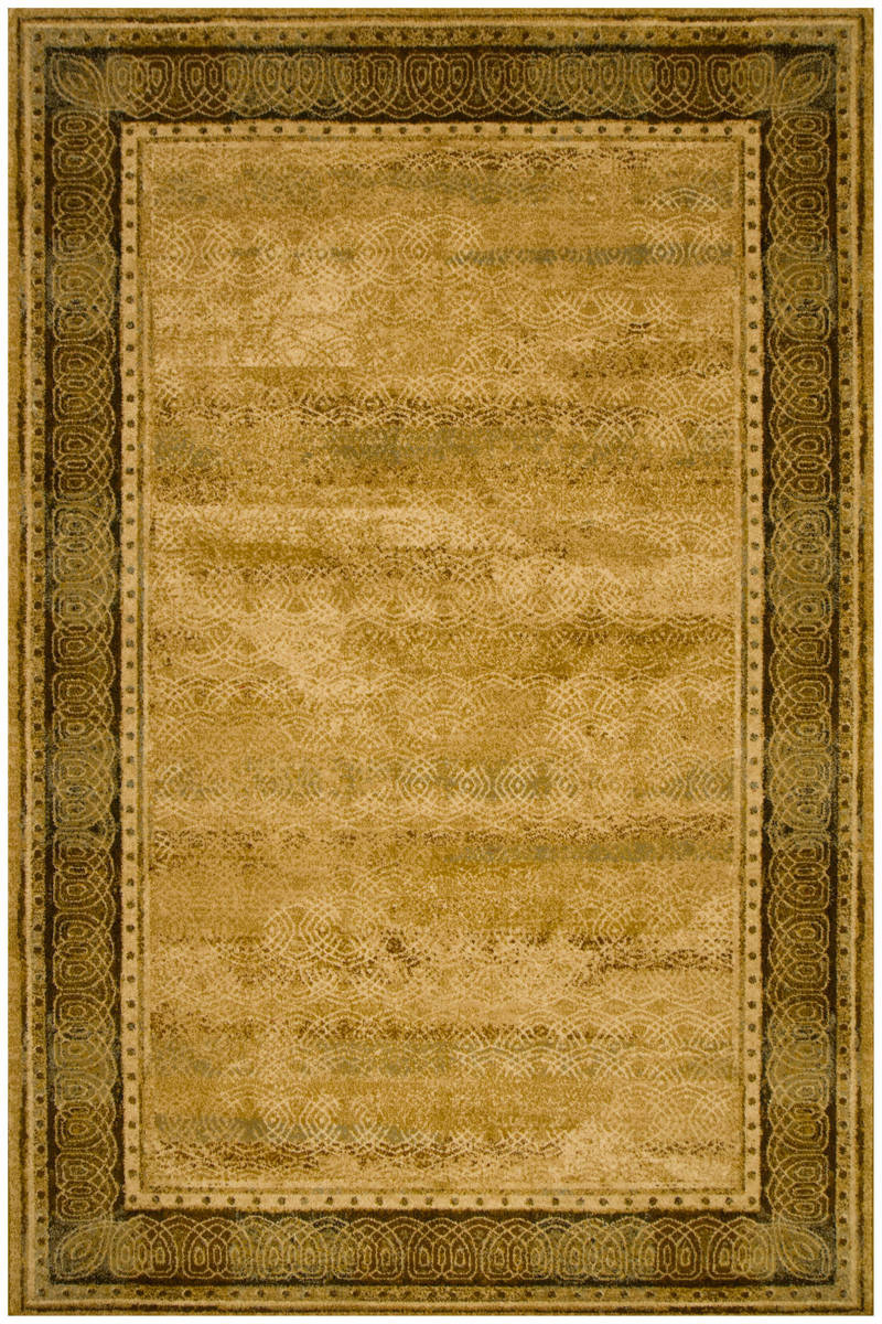 Wełniany Dywan Dywilan Omega Lava Miód Ornament Beż Brąz-170x235 cm ...