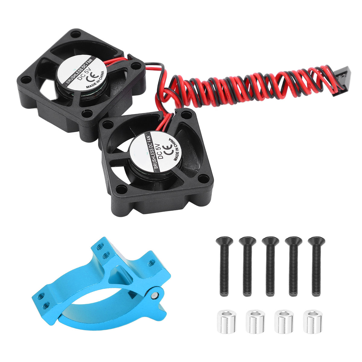 Wentylator chłodzący radiator silnika samochodu RC 36mm do modeli 540 ...